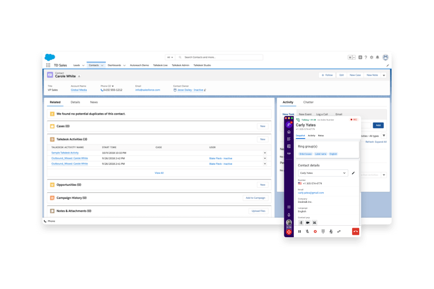 Talkdesk - SelectOne